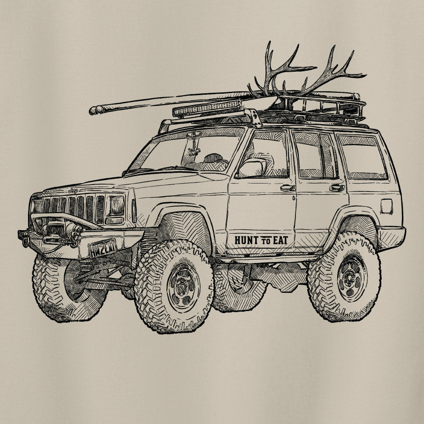 Jeep Ole Huntin' Rig T-Shirt – Hunt To Eat