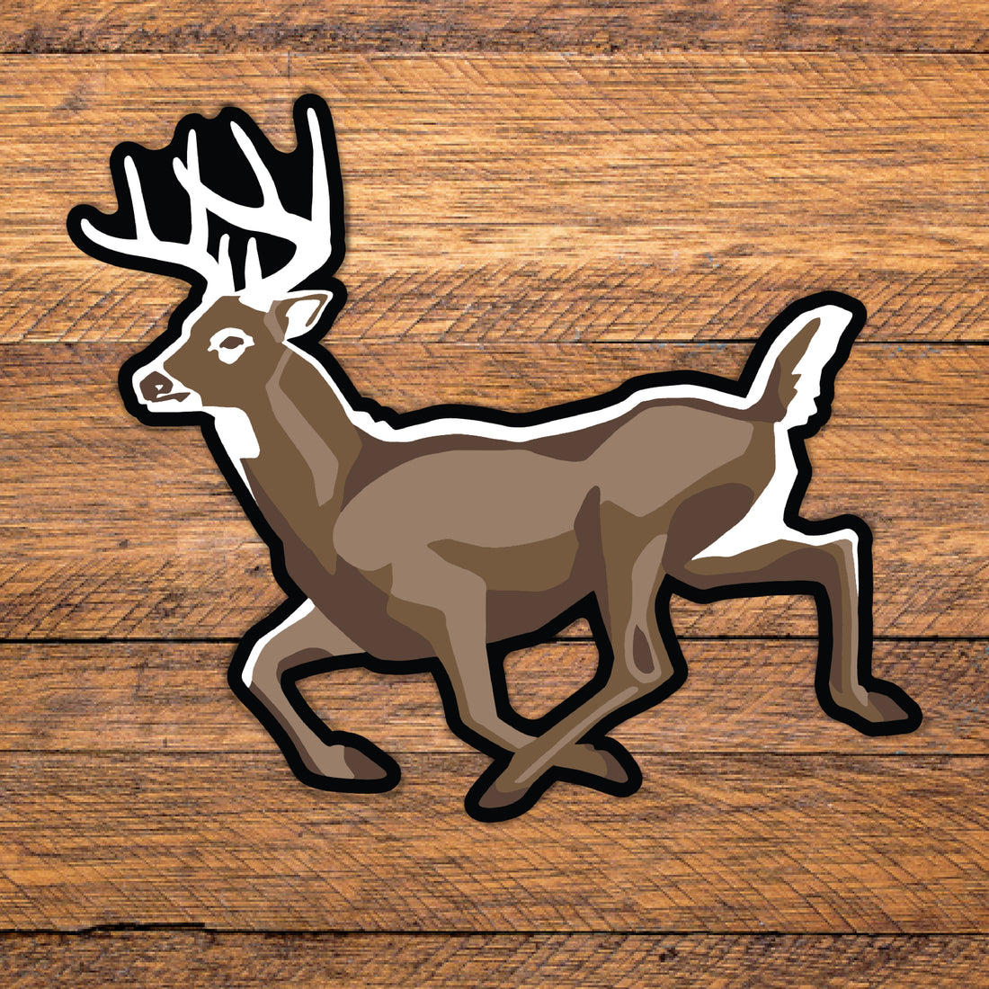 Whitetail Buck Sticker – Hunt To Eat